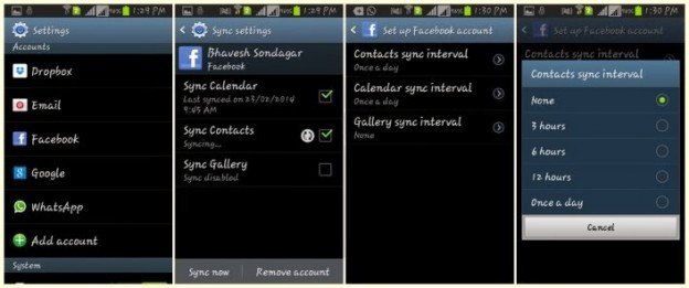 How do I remove Facebook contacts from android phone? - Making Different