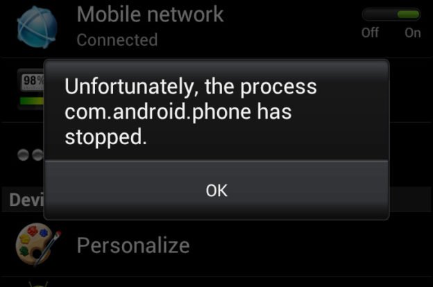 How to fix Unfortunately the process com.android.phone has Stopped on ...